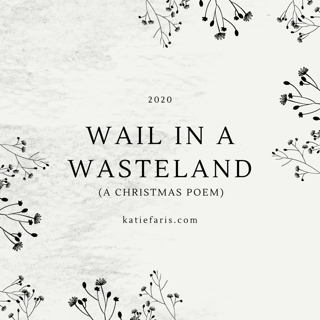 Wail in a Wasteland (A Christmas Poem) – Katie Faris